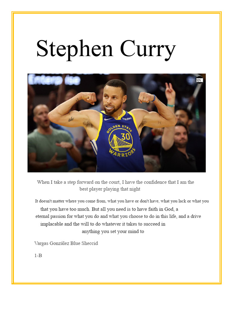 Stephen Curry: A Basketball Biography | PDF | National Basketball ...