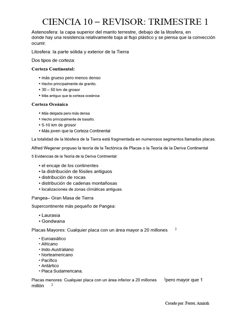 Tectónica de Placas y Terremotos | PDF | Placas tectónicas | Temblores