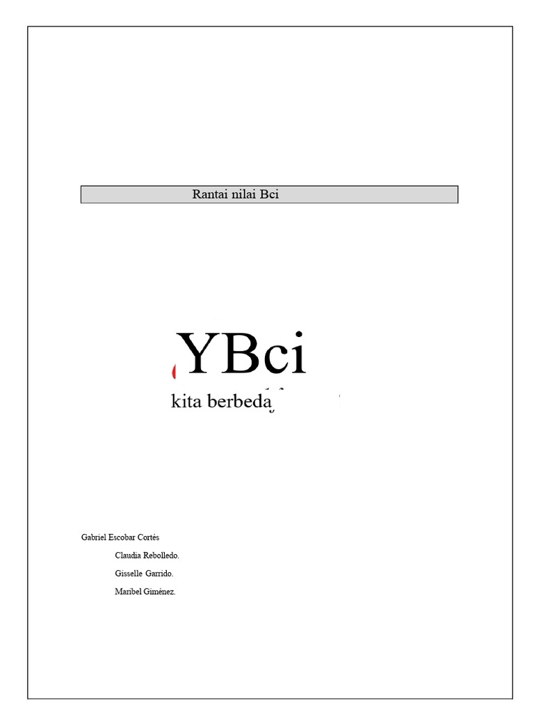 Rantai Nilai Bci | PDF