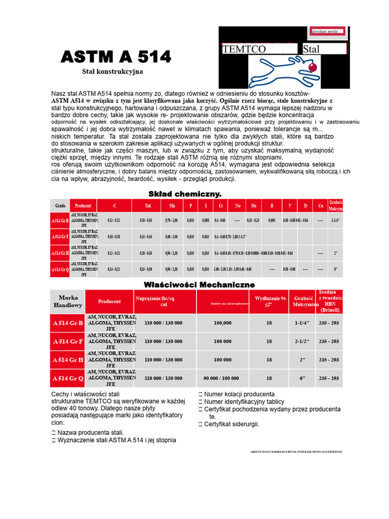 Astm A 514 | PDF