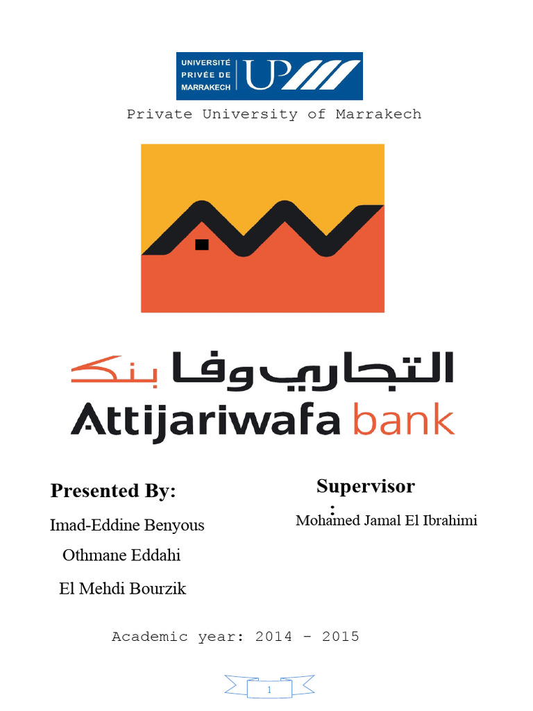 Attijariwafa Bank Overview and History | PDF | Communication | Banks