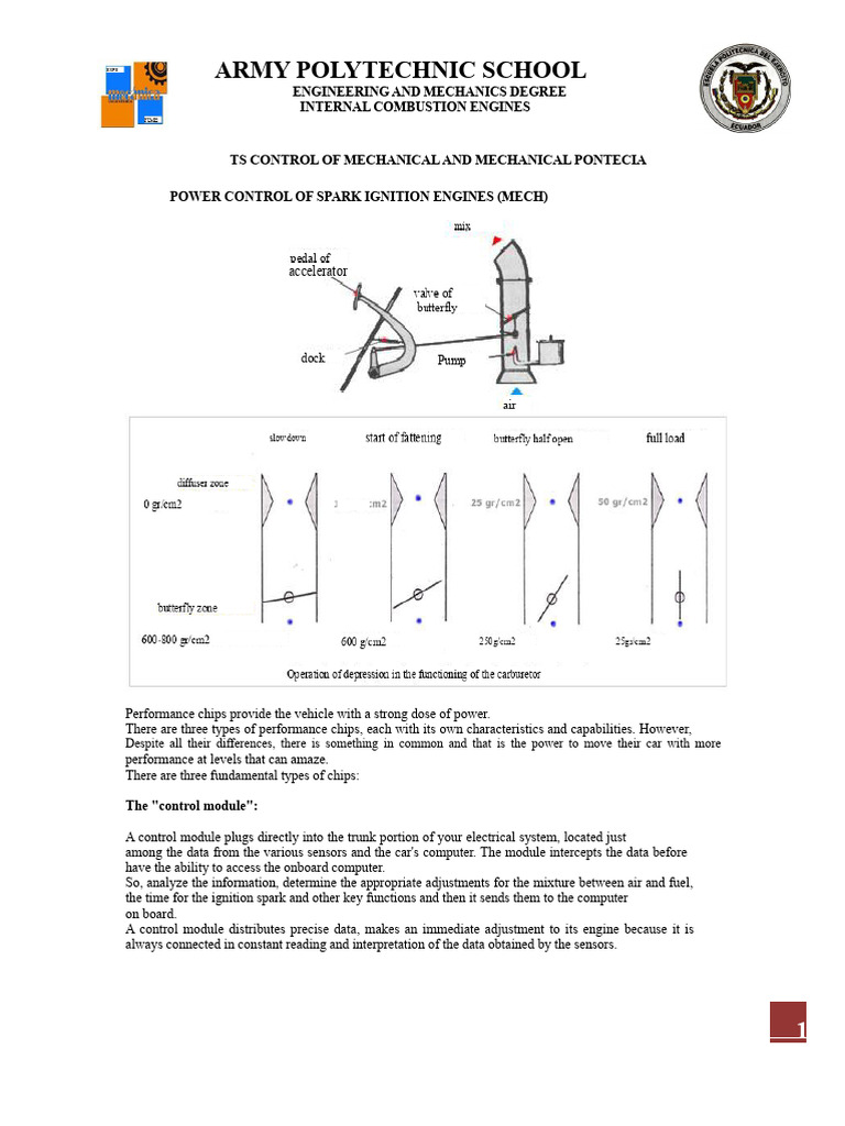 Power Control MECH and MEC | PDF | Throttle | Engines