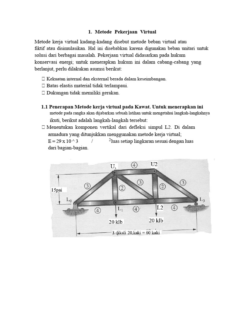Metode Kerja Virtual Di Rangka | PDF