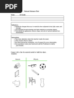 Natural vs. Man-Made Materials Worksheet | PDF