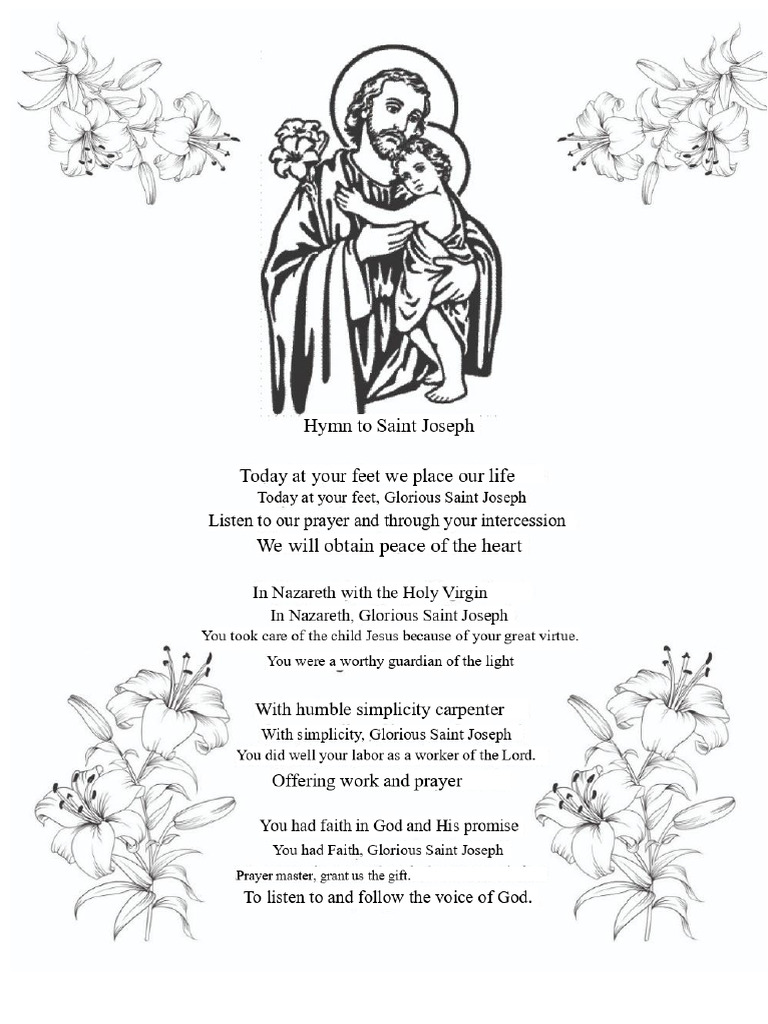 Consecration Prayer to Saint Joseph | PDF | God The Father | Saint Joseph