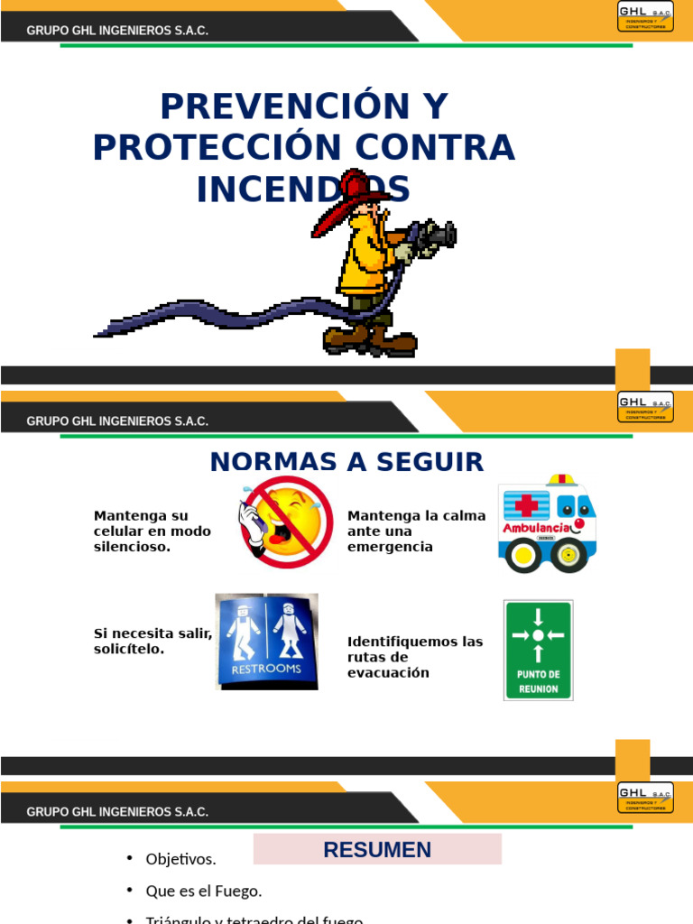 Prevencion y Proteccion Contra Incendios - GHL | PDF | Combustibles ...