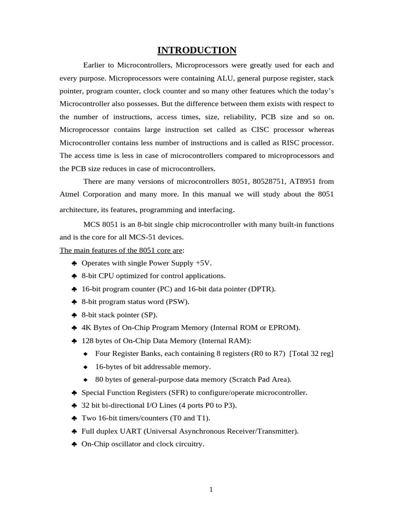 8051 Lab Pgms | PDF | Classes Of Computers | Computer Engineering