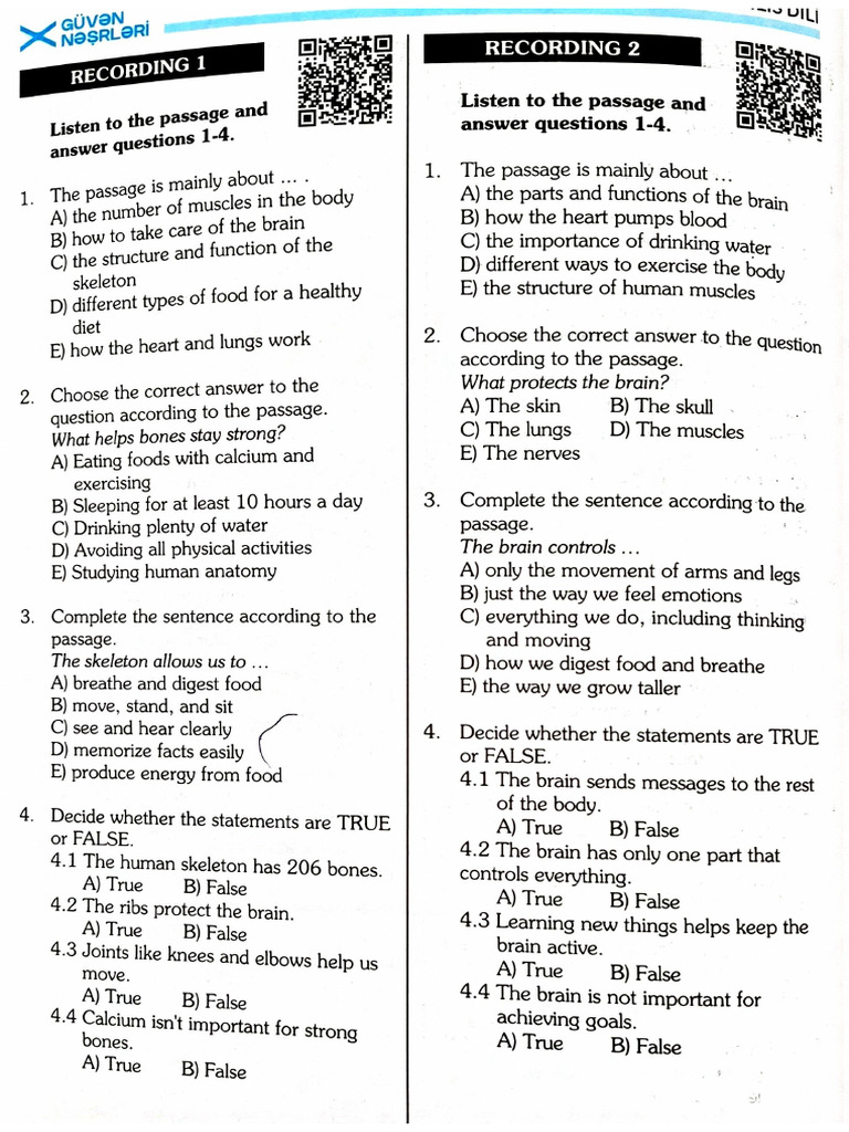 Guven 9 Listening 2025 | PDF