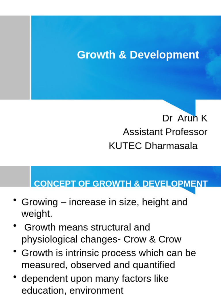 Understanding Growth and Development | PDF | Adolescence | Adults