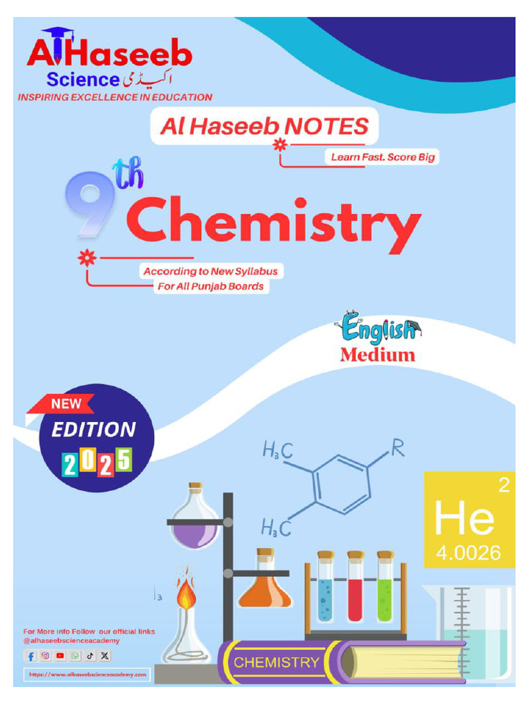 9th Chemistry Notes EM With Exercise Solution New Syllabus by Al Haseeb ...
