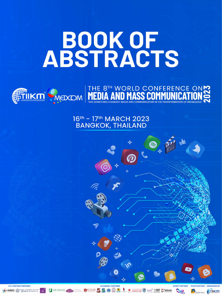 MEDCOM 2023 Book of Abstracts | PDF | Knowledge | Communication