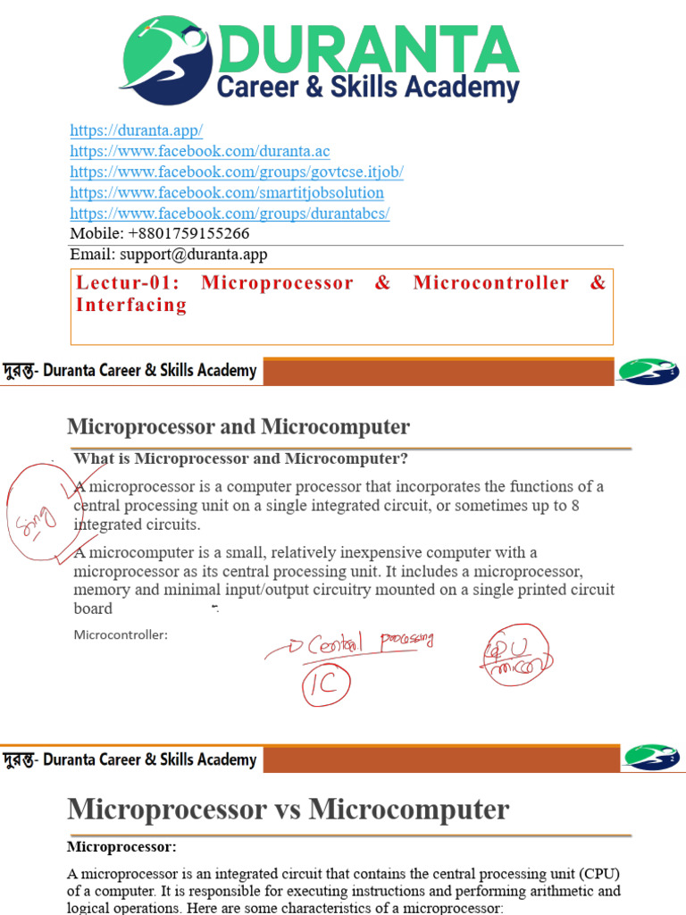 Microprocessor Interfacing | PDF | Central Processing Unit | Microprocessor