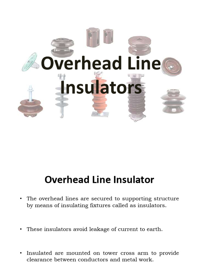 6.overhead LIne Insulators PS1 | PDF | Insulator (Electricity) | Glasses