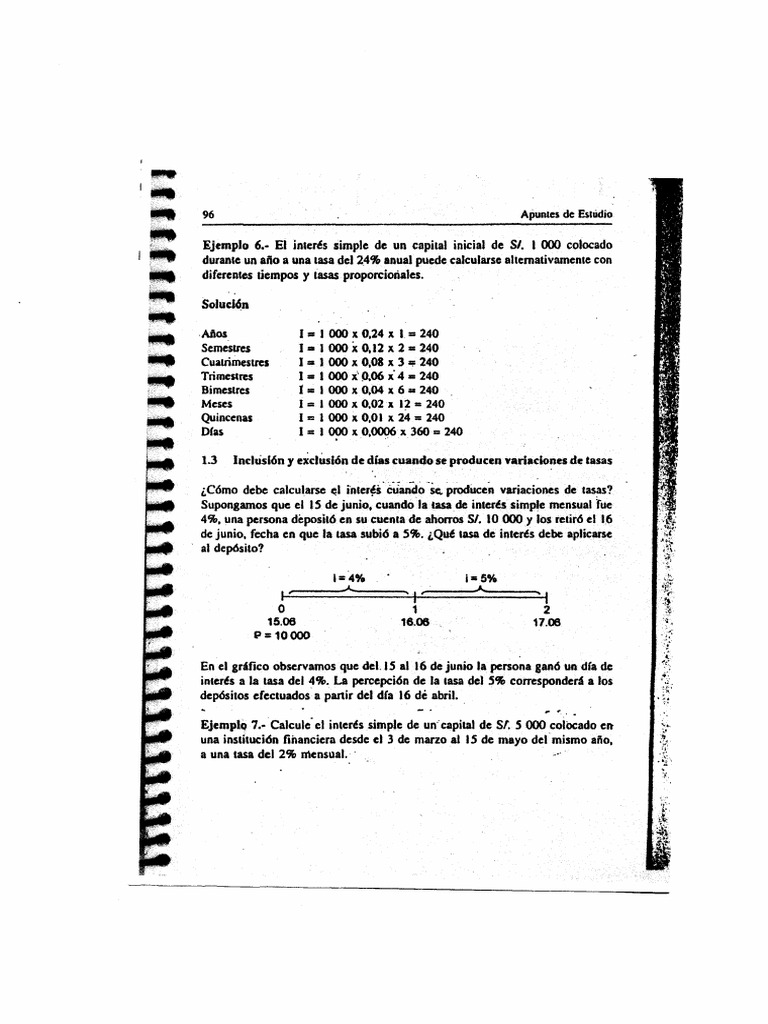 Interes Simple Aliaga | PDF