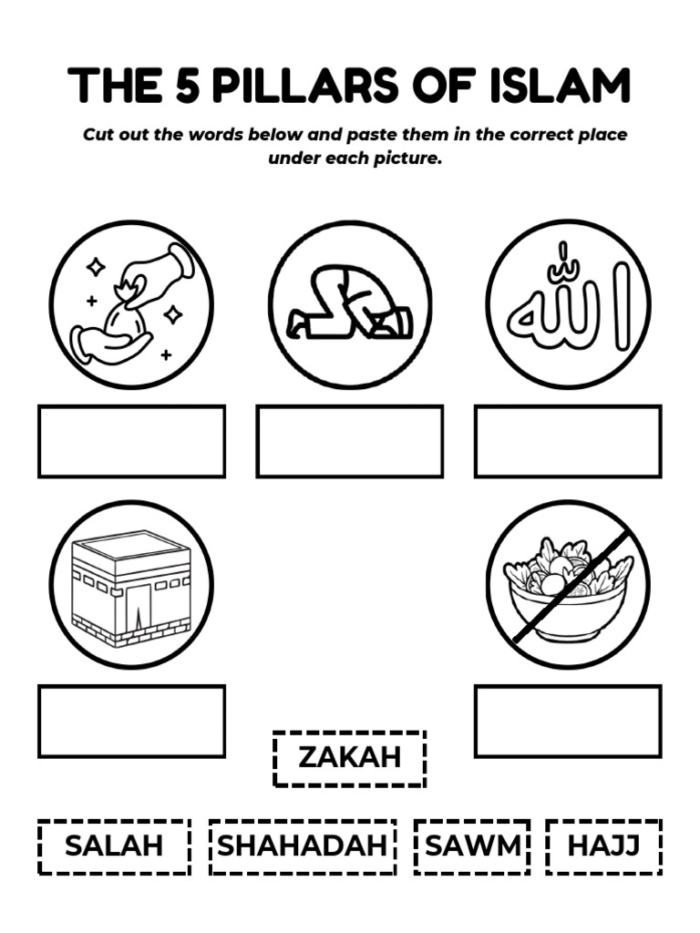 5 Pillars of Islam Activity Guide | PDF | Hajj | Islamic Fundamentalism