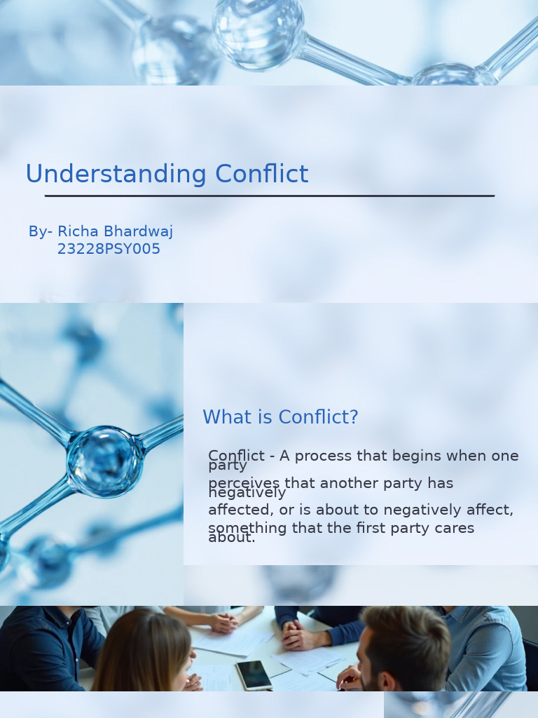 Types and Views of Conflict Explained | PDF | Psychology | Social ...