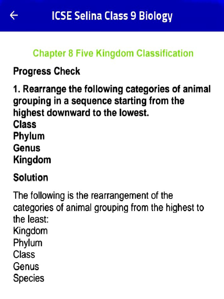 Answer KOC | PDF | Invertebrate | Plants