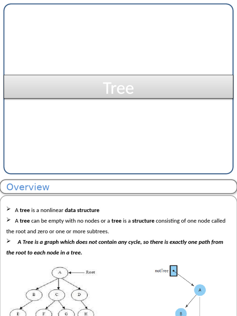 Understanding Tree Data Structures | PDF | Code | Algorithms And Data ...