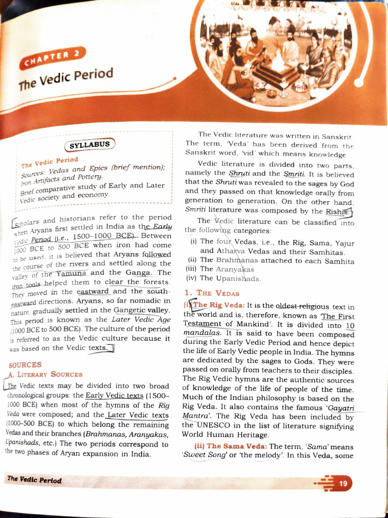 History The Vedic Period | PDF | Vedas | Mahabharata