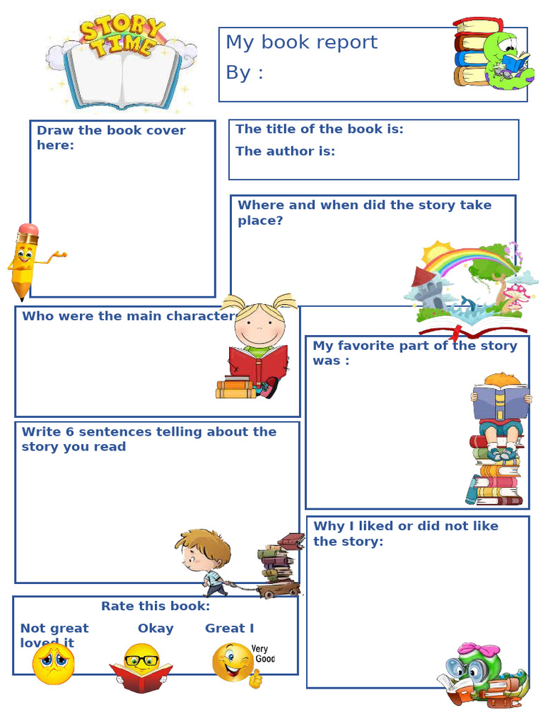 Book Report Primary School | PDF