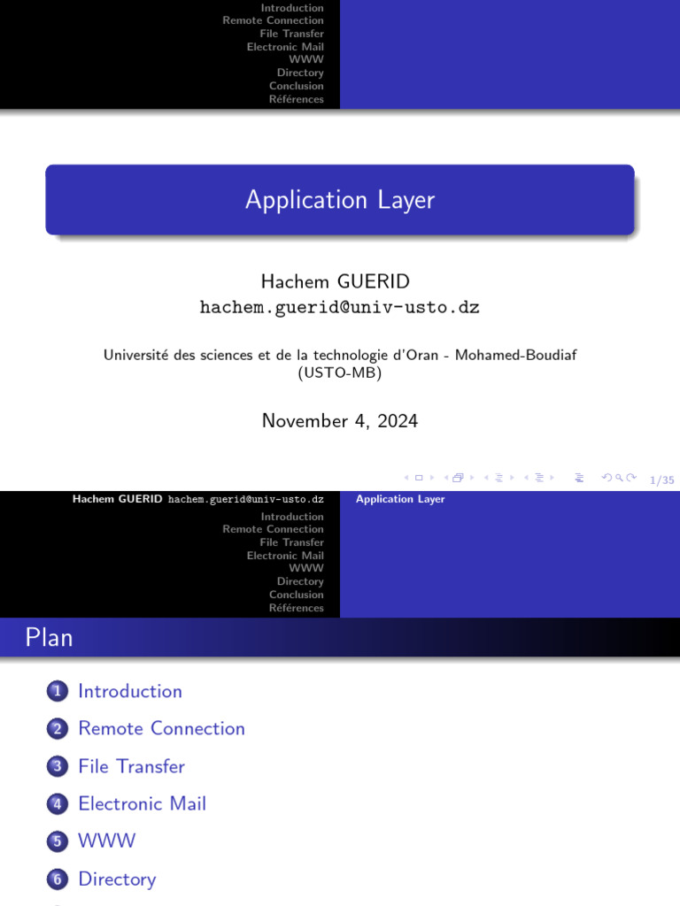 cours-3-2024 | PDF | Domain Name System | File Transfer Protocol