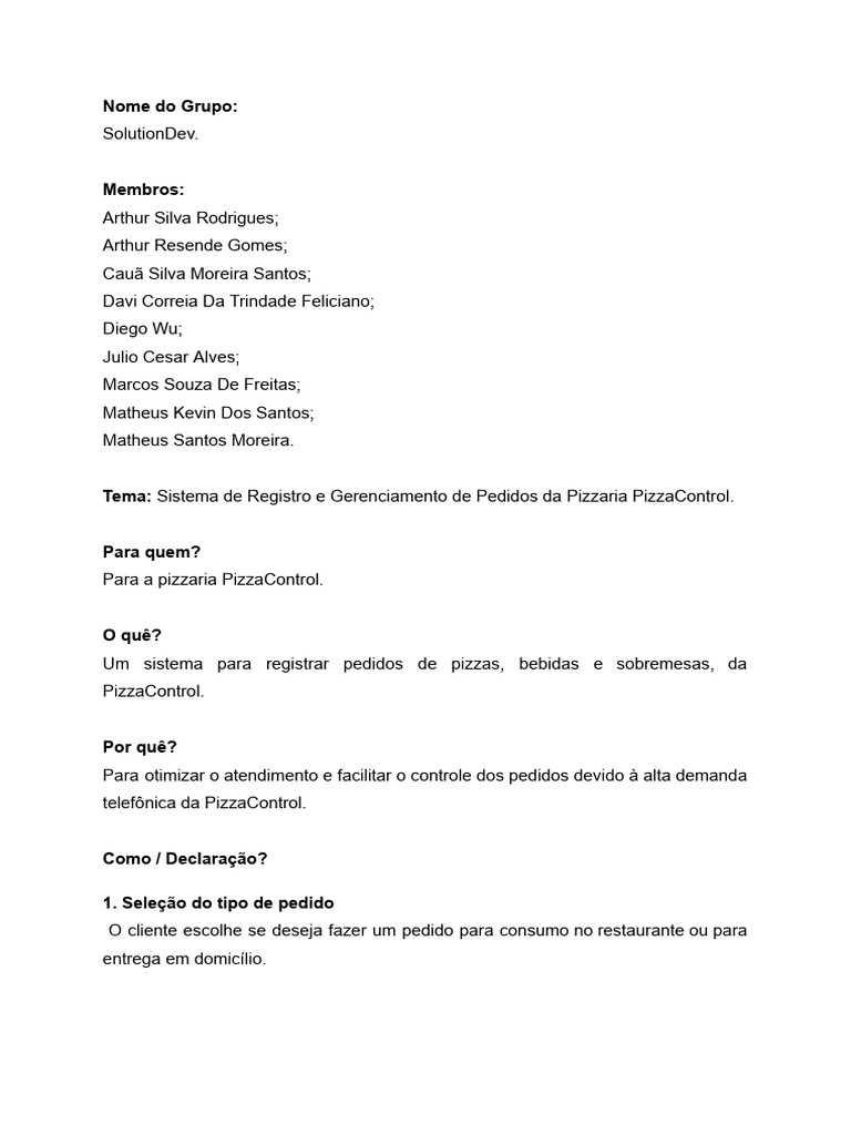 Projeto de Lógica - Prog1 | PDF | Informática