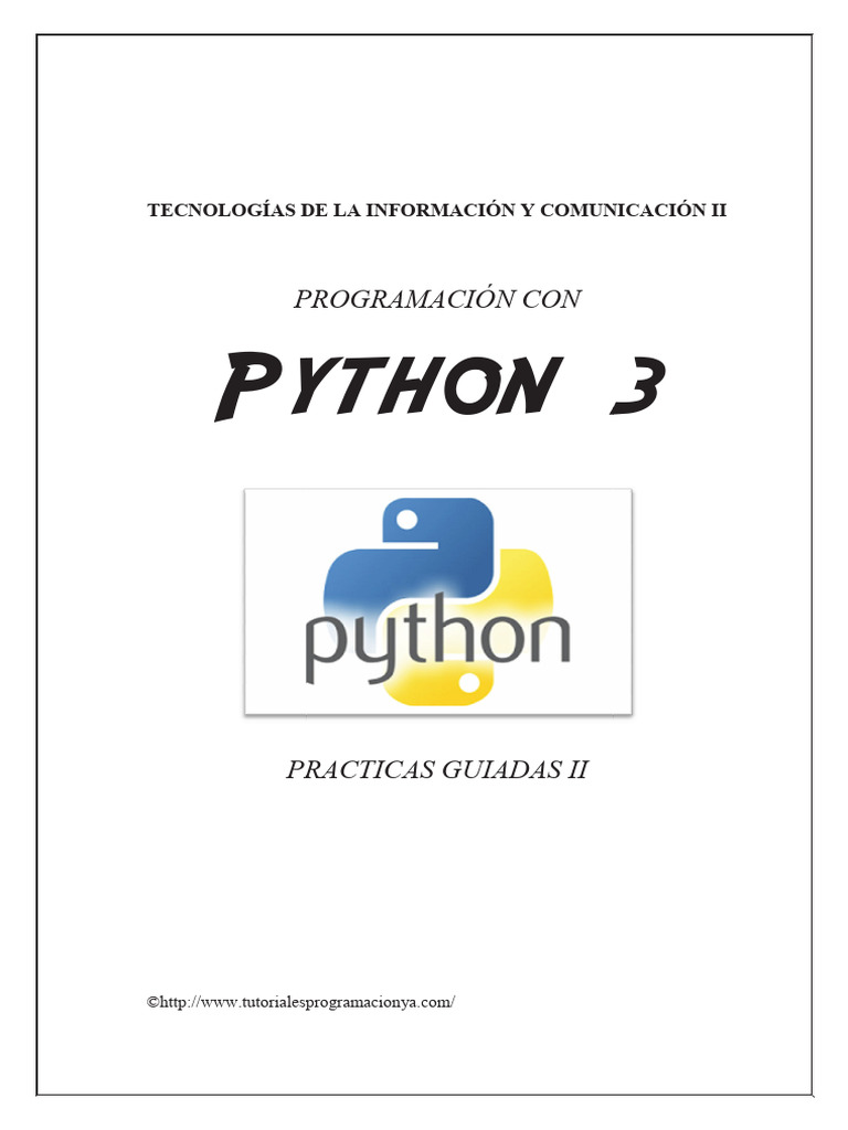 Prácticas Python Ii | PDF