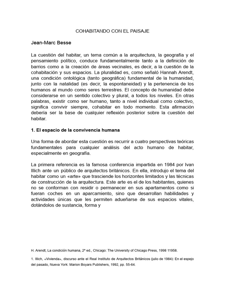 Philosophy of Landscape - Think, Walk. Act | PDF | Paisaje | Naturaleza