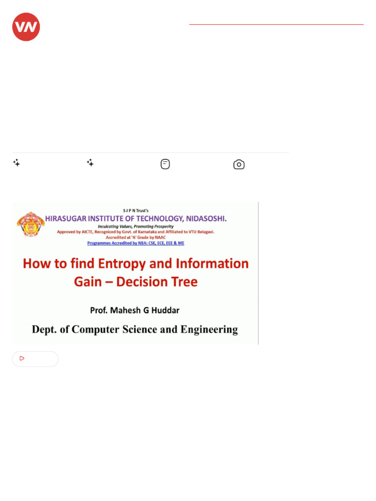 How To Find The Entropy and Information Gain in Decision Tree Learning by Mahesh Huddar | PDF