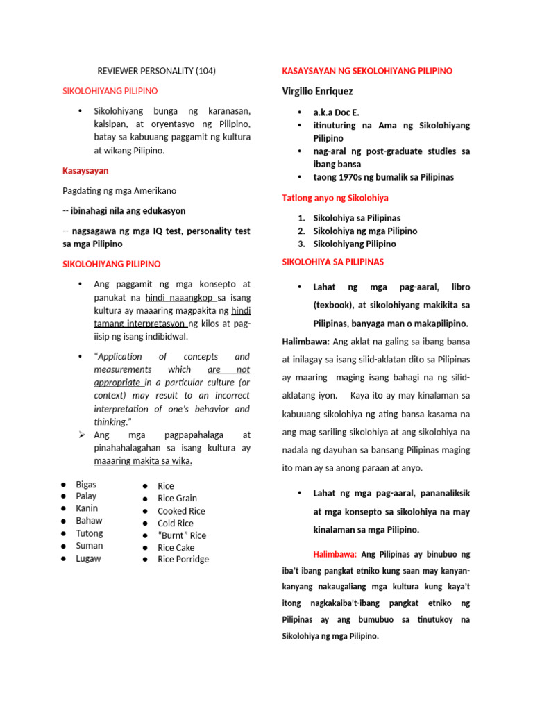 Reviewer Personality | PDF