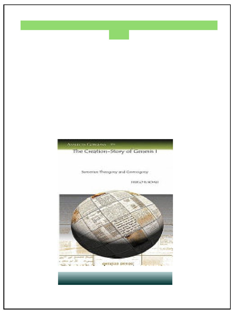 The Creation Story of Genesis I Hugo Radau Sample | PDF | Genesis ...
