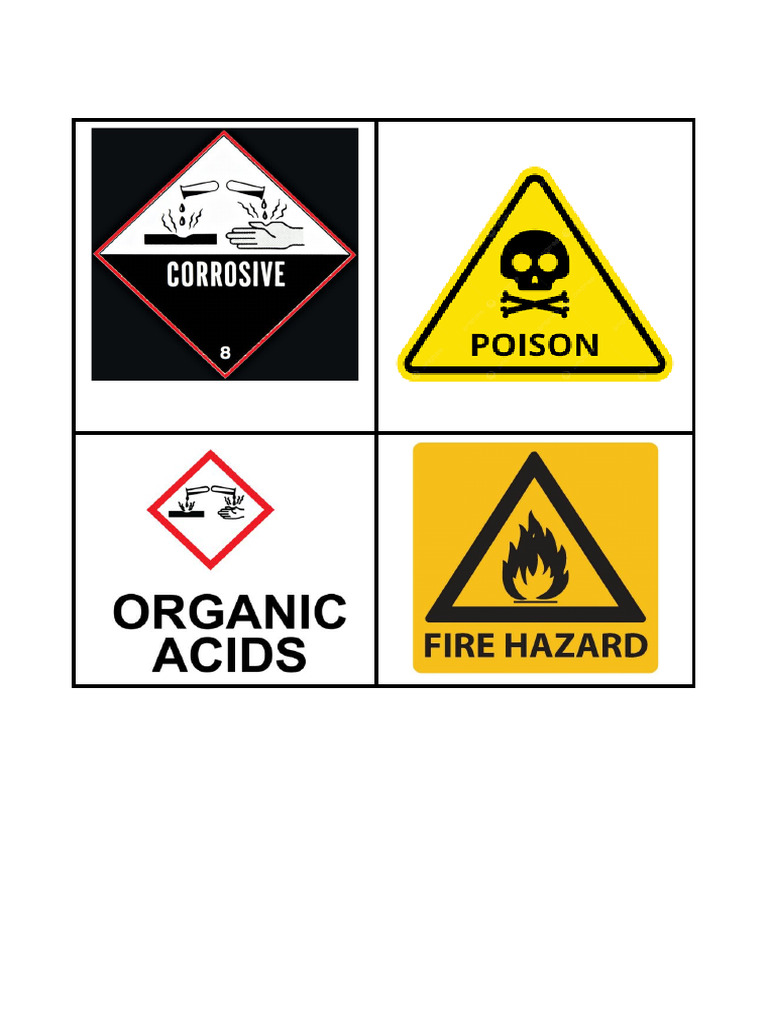 Safety Stickers For Lab | PDF
