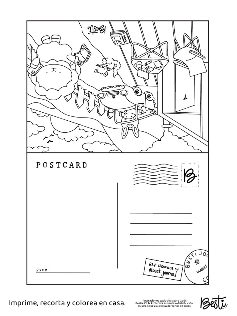 Postal 3 - God's Besties Club - Besti Journal | PDF