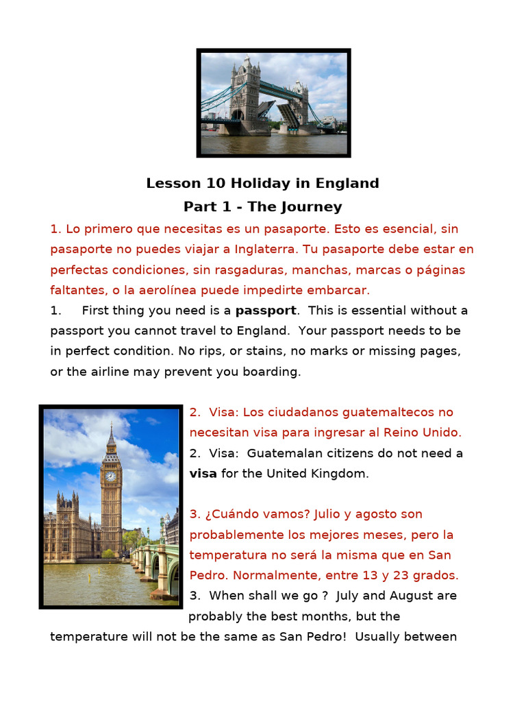 Jose Lesson 10 Part 1 Word | PDF | Aviación