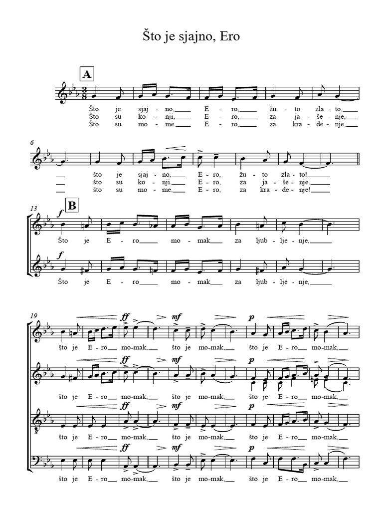 Sto Je Sjajno, Ero | PDF