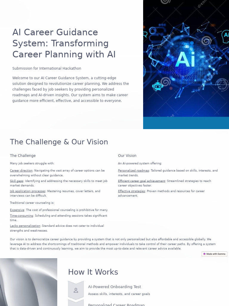 AI-Powered Career Guidance System | PDF | Artificial Intelligence ...