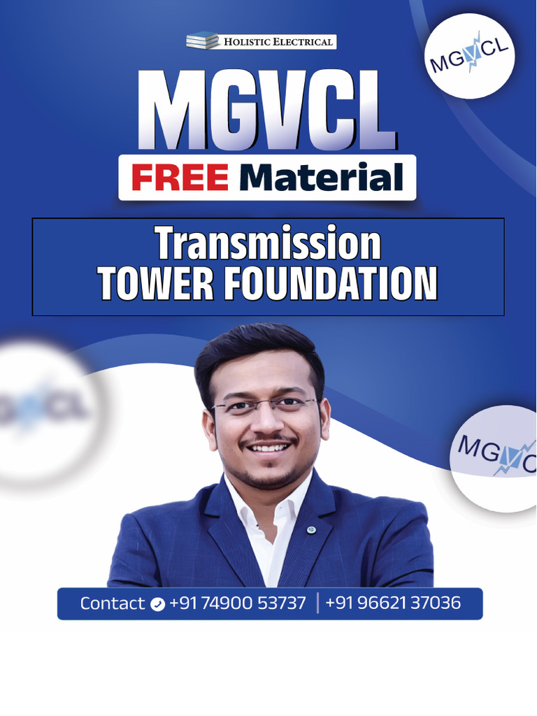 Transmission Tower Foundation Design | PDF | Foundation (Engineering ...
