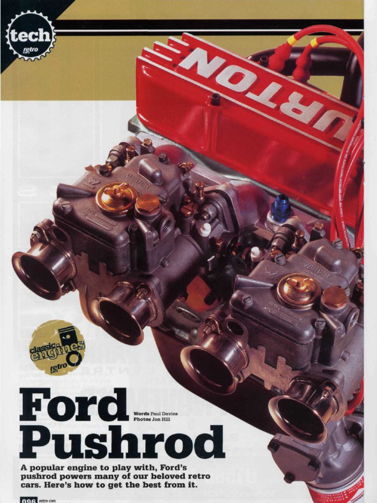 Ford Pushrod | PDF | Piston | Systems Engineering