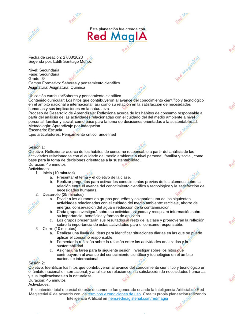 Consumo Responsable y Sustentabilidad | PDF | Inteligencia artificial ...