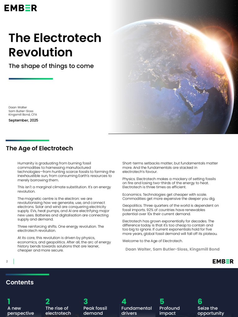 The_Electrotech_Revolution_1758393513 | PDF | Renewable Energy | Solar Power