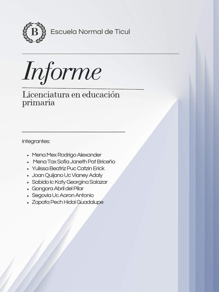 Documento A4 Portada Trabajo de Fin de Curso Profesional Abstracto Azul ...