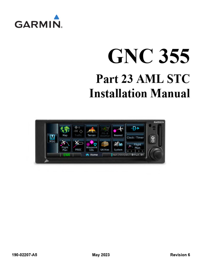 GNC 355 Installation Manual Rev 6 | PDF | License | Damages
