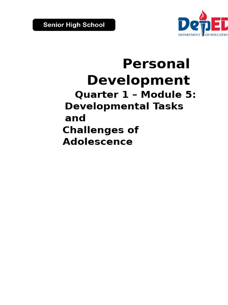 Adolescent Development Challenges Guide | PDF | Adolescence ...
