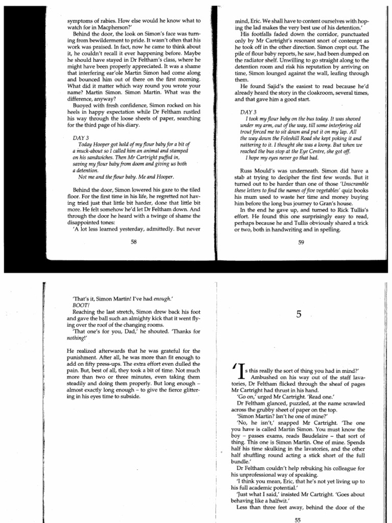 Flour Babies Chapters 5 - 7 | PDF