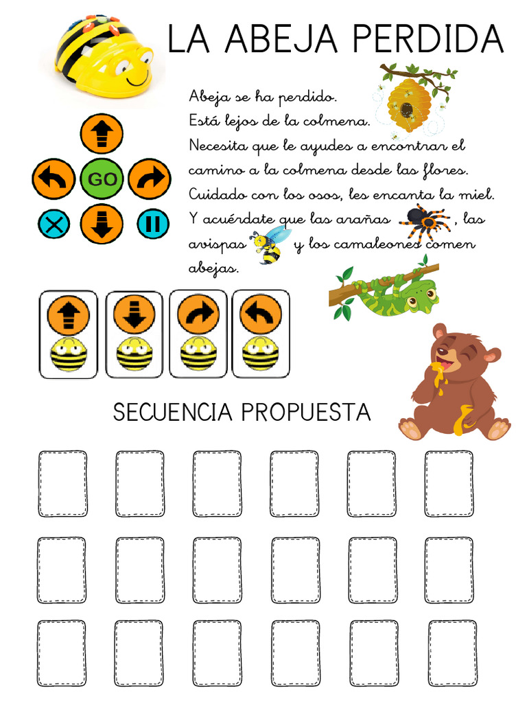 Ficha Beebot | PDF
