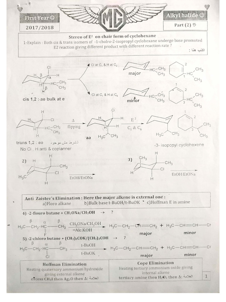 Alkyl Halide 2 | PDF