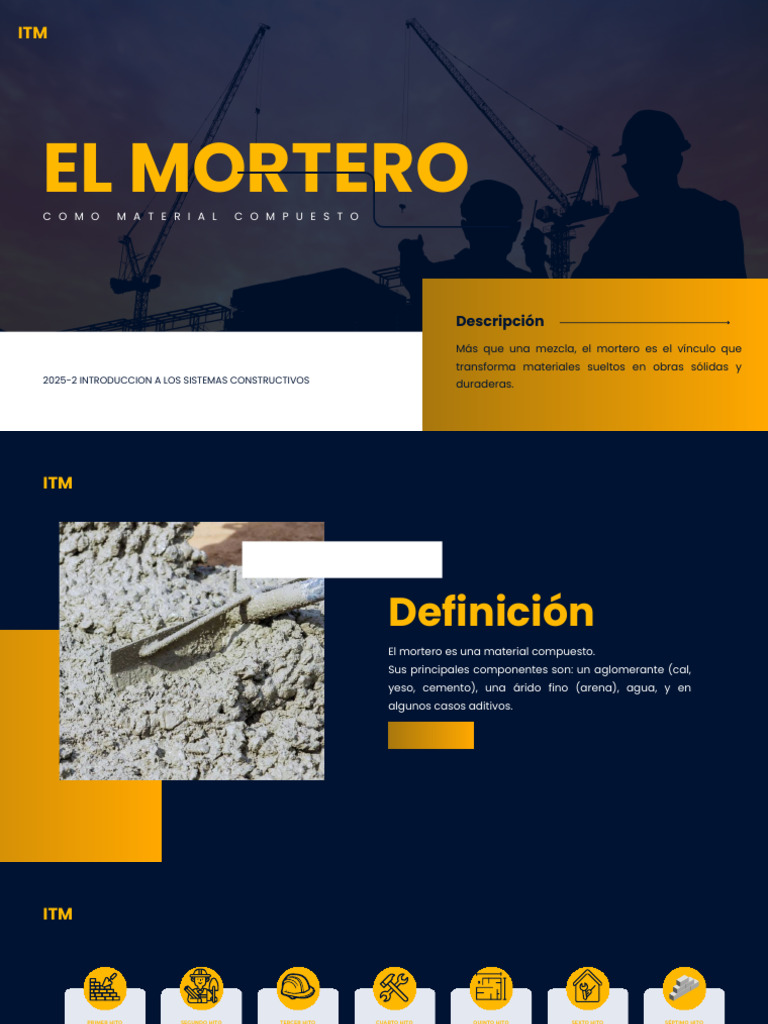 Importancia y Tipos de Mortero en Construcción | PDF | Mortero ...