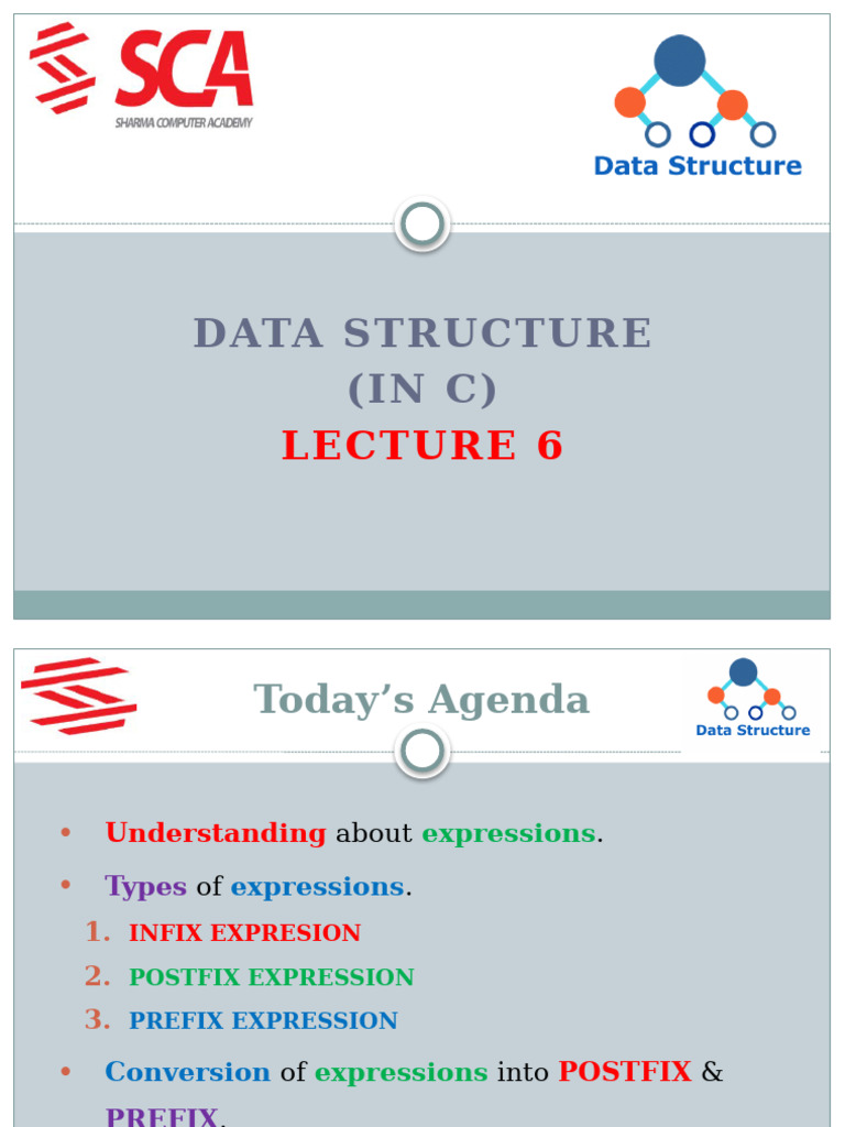 Data Structure Lecture 6 | PDF | Software Engineering | Notation