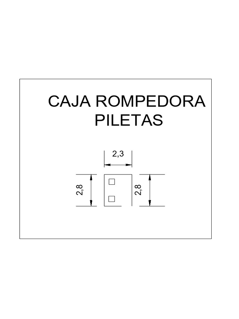 Caja Rompedora Piletas | PDF