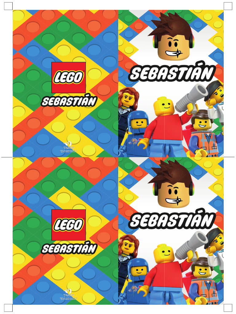 Portada Libro Para Colorear Lego | PDF
